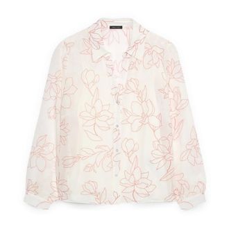 Fiorella Rubino Damen, Blusen & Hemden, Wei&szlig;, 7XLGr&ouml;&szlig;e