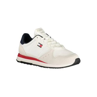 Tommy Hilfiger Lace-up Leather Sneaker - White