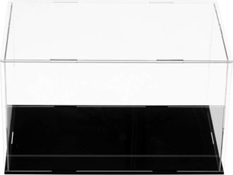 Oshhni Acryl Vitrine Minifiguren Showcase Display Case Schaukasten Boxen für Spielzeug Modell, 27 x 15 x 12 cm 1:35