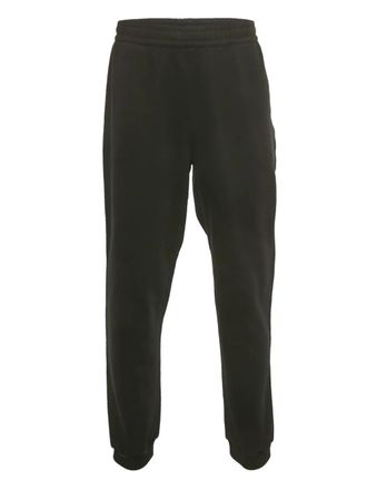 Burberry pantalon de jogging &agrave; logo appliqu&eacute; - Noir