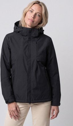 Alife And Kickin Winterjacke Damen ThoraAK A Winterjacke, Jacke Futter mit Wabenprint, Kapuze mit Kordel, drei Rei&szlig;verschlusstaschen