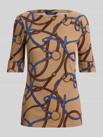 Lauren Ralph Lauren Slim Fit T-Shirt aus Baumwoll-Mix