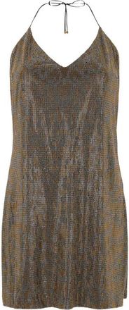 Roberto Cavalli Femme, Robes, Jaune, Taille: 40 FR Robe avec Strass