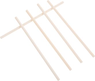 Cabilock Healeved 5 St&uuml;ck Brennzubeh&ouml;r aus Aluminiumoxid Hitzebest&auml;ndige Keramikbrennst&auml;be f&uuml;r Schmuckherstellung Brennst&auml;be f&uuml;r Perlenanh&auml;nger Feuerfestes Auf