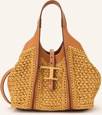 Tod's Tods Shopper Crochet Mini beige