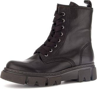 Gabor Damen Combat Boots, Frauen Stiefeletten,Wechselfußbett,Best Fitting,Stiefel,Bootee,Booties,halbstiefel,Moro (Mocca),39 EU / 6 UK