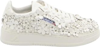 Autry Femme, Chaussures, Blanc, Taille: 38 EU Baskets Medalist Low Blooming