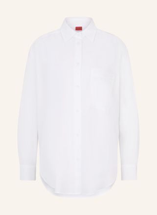 HUGO BOSS Hugo Hemdbluse The Oversize Shirt weiss