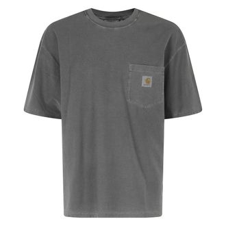 Carhartt Work in Progress S/S Loose Pocket T-Shirt - - Tops - Herren - Schwarzk - S
