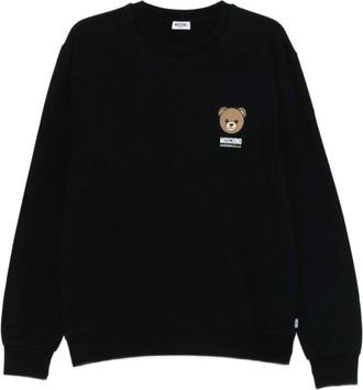 Moschino Homme, Sweatshirts et sweats &agrave; capuche, Noir, Taille: L SweaT-shirt Moschino