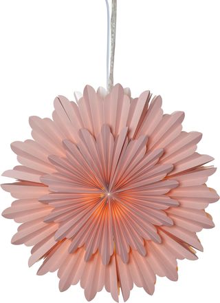 Eglo Weihnachtsstern f&uuml;r innen, Dekostern aus Papier zum Aufh&auml;ngen, Fensterdeko in Rosa, 3D Adventsstern, Wand Deko Wohnzimmer, &Oslash; 50 cm