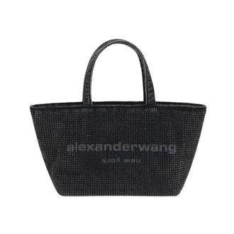 Alexander Wang Punch Crystal Mini Tote - - Bags - Damen - Schwarzk - ONE SIZE
