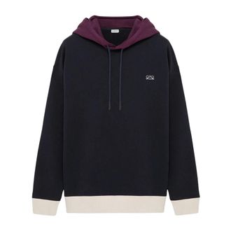 Loewe Baumwoll-Hoodie - - Sweatshirts & Hoodies - Herren - Blau - XL