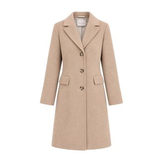 Marella Manteau Emmstagno - Femme - Manteaux - Beige - Taille: 38 FR