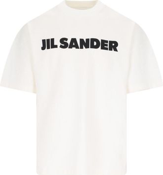 Jil Sander Logo Print T-Shirt