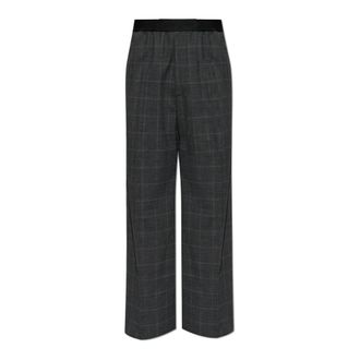 Balenciaga Wollhose mit weitem Bein - - Trousers - Herren - Grau - L