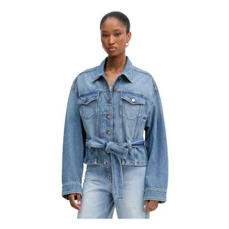 Pinko Pinko, Damen, Jacken, Blau, MGr&ouml;&szlig;e