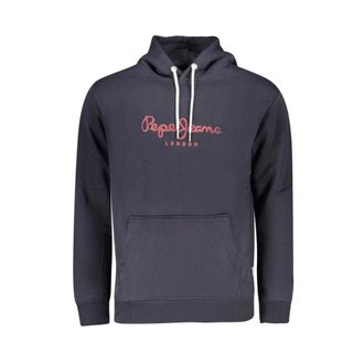 Pepe Jeans London Blaue Baumwoll Herren Pullover Hoodie - - Sweatshirts & Hoodies - Herren - Blau - S