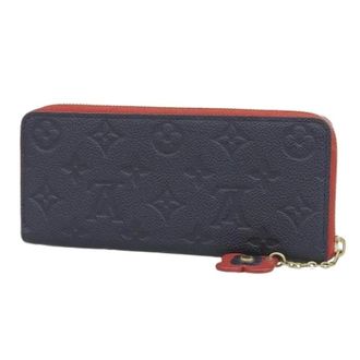 Louis Vuitton Portefeuille en toile Pre-owned - Femme - Pre-owned - Bleu - Taille: ONE Size