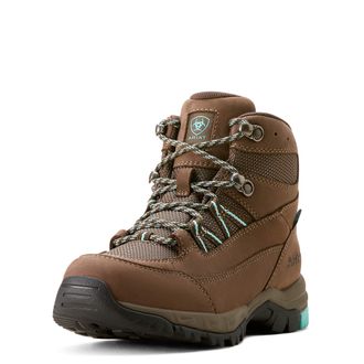 Ariat Womens Skyline Summit Waterproof Boots in Bitter Brown Aqua, B Medium Width, Size 37.5, by Ariat