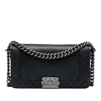 Chanel Pre-owned Boy Flap Schultertasche - - Pre-owned - Damen - Schwarzk - ONE SIZE