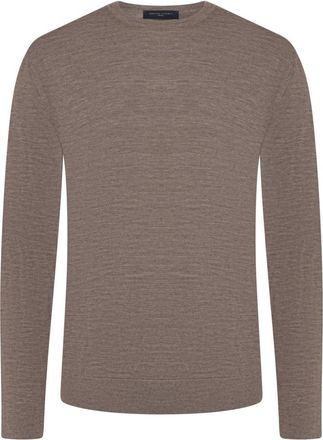 Daniele Fiesoli Leichter Pullover aus Merinowolle mit O-Neck in
