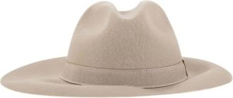 Fay Femme, Accessoires, Rose, Taille: M Wide Brim Fedora