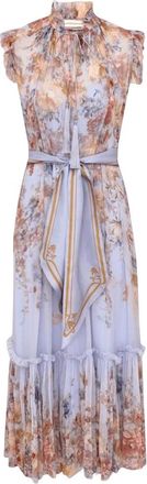Zimmermann Valiant Flutter Dress - Femme - Robes - Multicolore - Taille: 36 FR