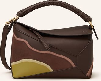 Loewe Handtasche Puzzle Edge Landscape Small braun