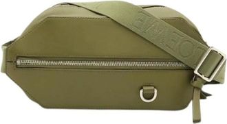 Loewe Sac bandouli&egrave;re en cuir Pre-owned - Femme - Pre-owned - Vert - Taille: ONE Size