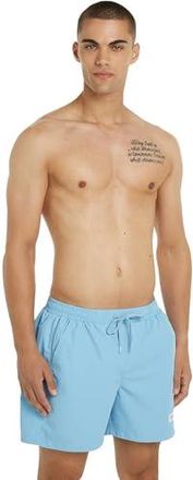 Tommy Hilfiger Short de Bain Homme Medium Drawstring Mi-Long, Bleu (Sleepy Blue), XXL