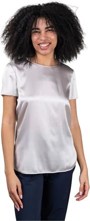Max Mara Femme, Blouses et Chemises, Gris, Taille: 36 FR Cortona Top