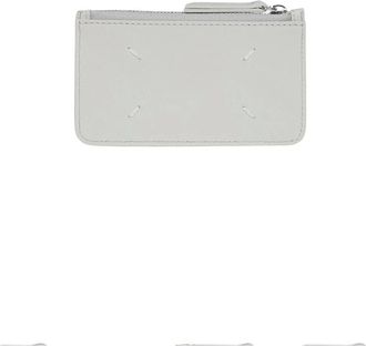 Maison Margiela Femme, Accessoires, Gris, Taille: ONE Size Porte-cartes Four Stitches