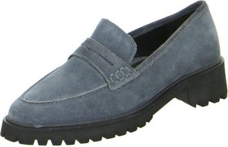 Ara Damen Kent Slipper, Graphit, 38.5 EU Schmal