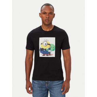 Guess T-Shirt M6YI82 K6411 Schwarz Regular Fit