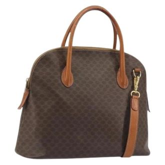 Celine Pre-owned Vintage Macadam Hand Bag - - Pre-owned - Damen - Braun - ONE SIZE