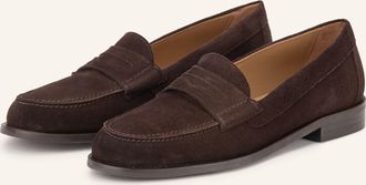Flattered Penny-Loafer Sage braun