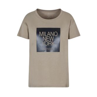 A|X Armani Exchange Weiches Baumwoll-T-Shirt - - Tops - Damen - Braun - S