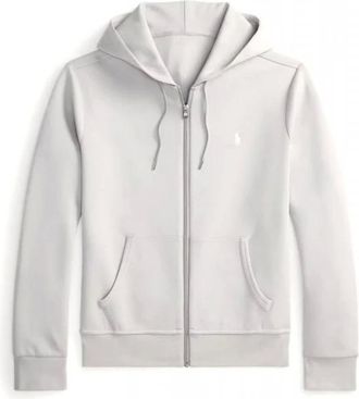 Ralph Lauren Homme, Sweatshirts et sweats &agrave; capuche, Gris, Taille: XL Double Knit Full Zip Sweat &agrave; capuche
