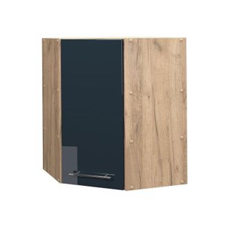 Vicco Eckh&auml;ngeschrank Fame-Line, Dunkelblau Hochglanz, 57 cm
