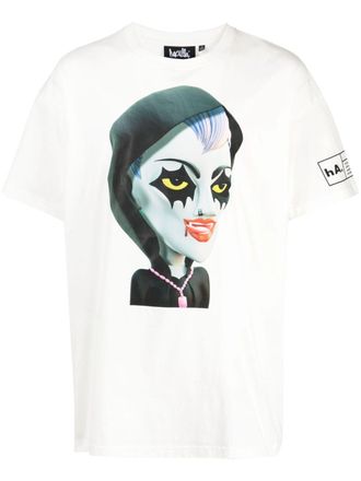 Haculla t-shirt Draculas Wife à imprimé graphique - Blanc