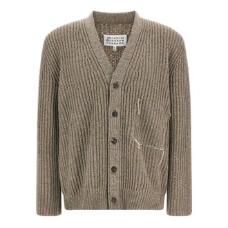 Maison Margiela Wollcardigan - - Knitwear - Herren - Grau - S