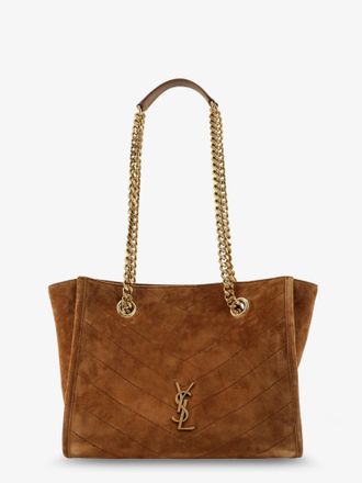 Saint Laurent Niki suede shopping bag - SAINT LAURENT - gender_Woman