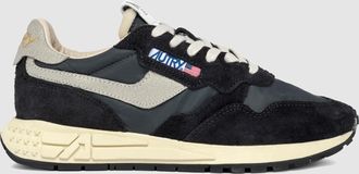 Autry Baskets Homme Reelwind Daim Nylon Noir