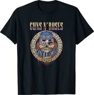 Guns n' Roses Offizieller Bürgerkrieg im Used-Look T-Shirt