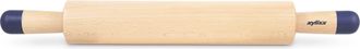 Zyliss E980212 Nudelhol, 47 cm, Holz/Silikon, Rollkuchen/Pizza/Backen/Teig/Mischungen, verantwortungsvoll angebautes Holz, Gewicht sorgt für gleichmäßiges Ro