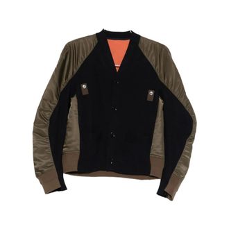 sacai Femme, Pulls, Multicolore, Taille: 34 FR V-Neck Cardigan