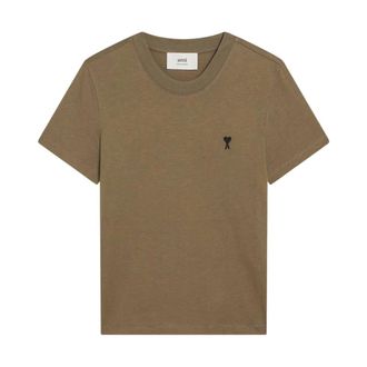 Ami Femme, Tops, Brun, Taille: 40 FR De Coeur T-shirt