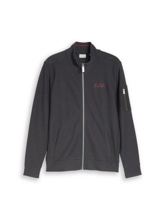 Tom Tailor Sweatjacke Strick & Sweatshirts Sweatjacke mit Stehkragen