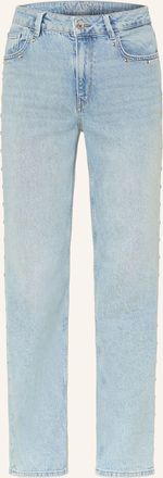 Mos Mosh Mos Mosh Straight Jeans Mmrachel Mit Nieten blau